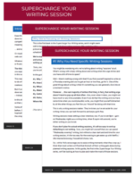 How to Set Yourself Up For a Great Writing Day Tomorrow | Aliventures