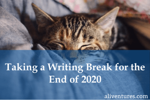 Taking a Writing Break for the End of 2020 | Aliventures